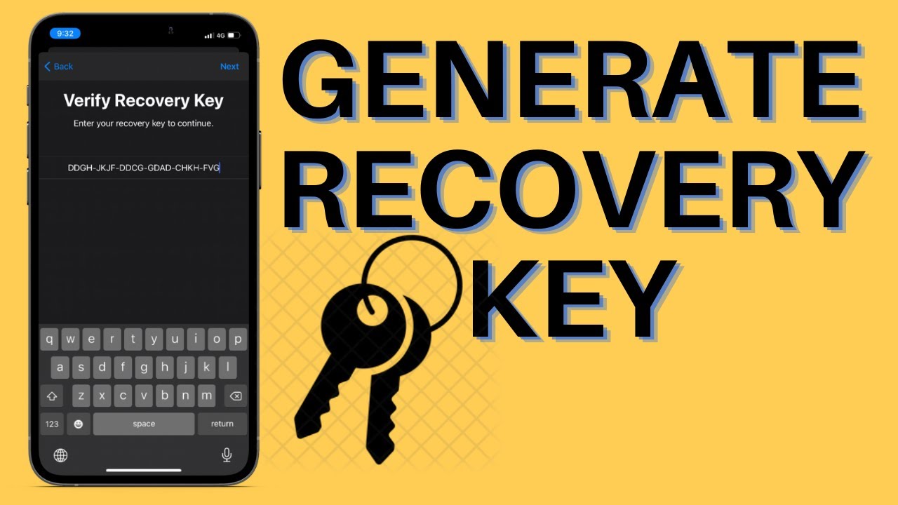 How to Create/Generate Recovery Key 🔑 on iPhone and iPad (2023) - YouTube