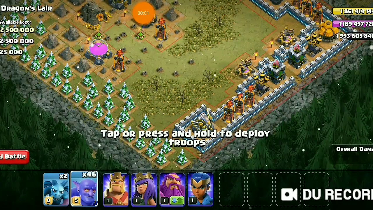 Which troops can survive in dragons layer - YouTube