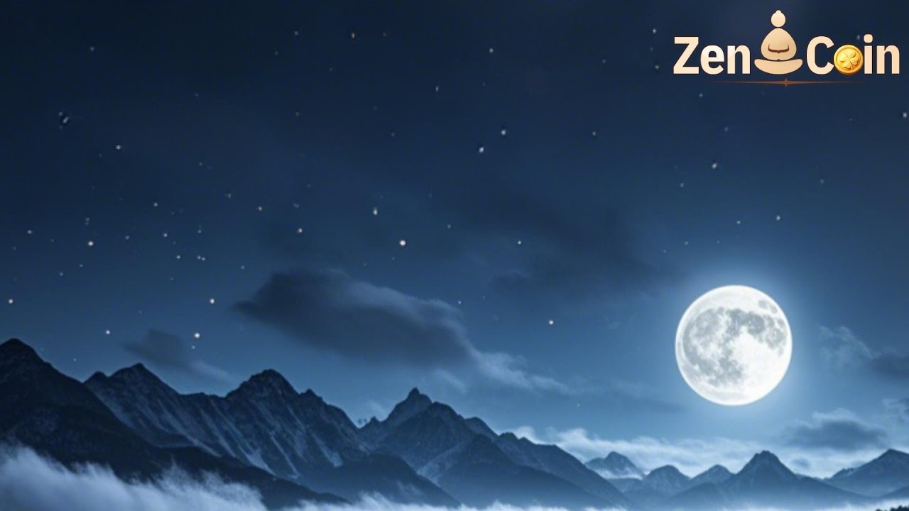 2 Minute Moonlight Meditation for Instant Calm|𝐙𝐞𝐧 𝐂𝐨𝐢𝐧 - YouTube