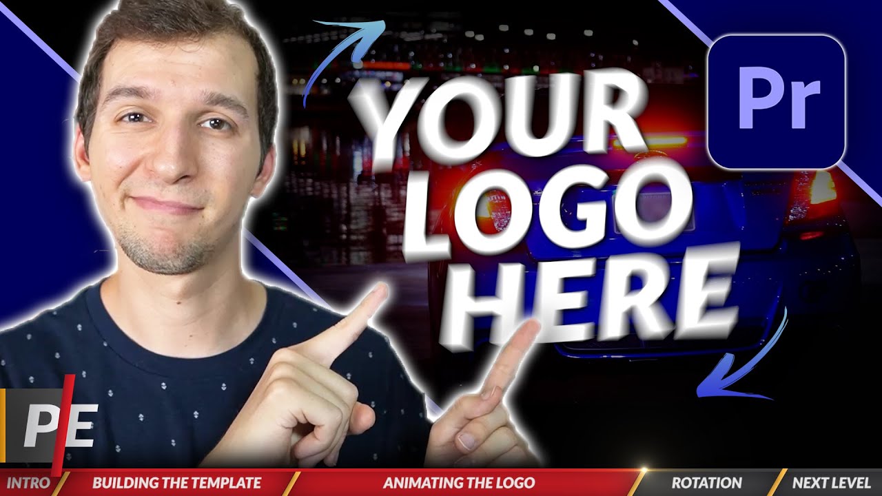 Quick LOGO ANIMATION Intro Tutorial & Free Template (Adobe Premiere Pro ...