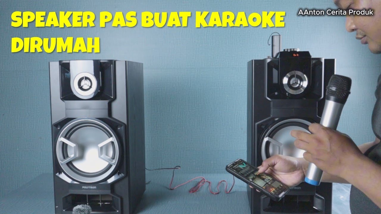 SPEAKER POLYTRON PAS 8E12 COCOK BUAT KARAOKE SUARA MANTAB INI SAYA ...
