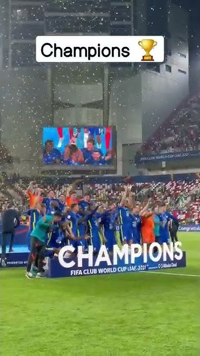 Chelsea celebration after winning the club world cup. #cfcfans #clubwc ...