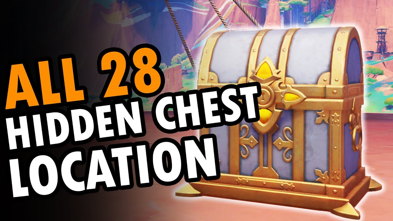 All 28 Hiddden Chest Location 5.0 Genshin Impact - YouTube