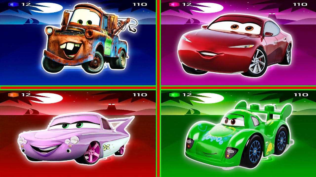Mater 🆚Evil Lightning McQueen ⚡🆚 Cars Mater Exe 🆚 Lightning McQueen 95⚡ ...