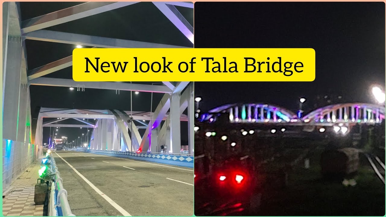 Tala Bridge (হেমন্ত সেতু) ll short night view ll #vlog #tala #bridge ...