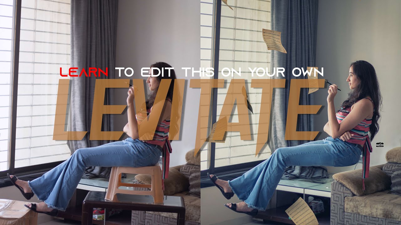 LEVITATE PHOTOGRAPHY AT HOME- Step by Step Tutorial - YouTube