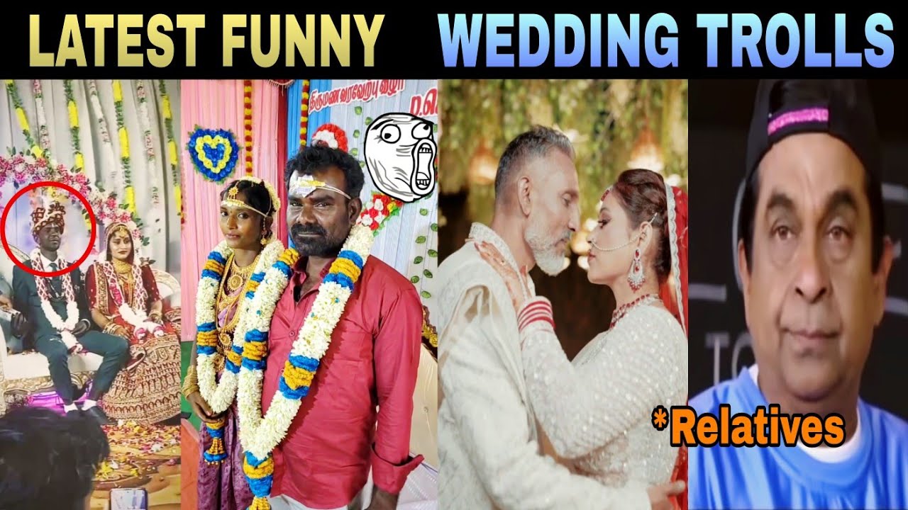 Latest Wedding Funny Trolls Telugu || Trending Marriage Funny Trolls ...