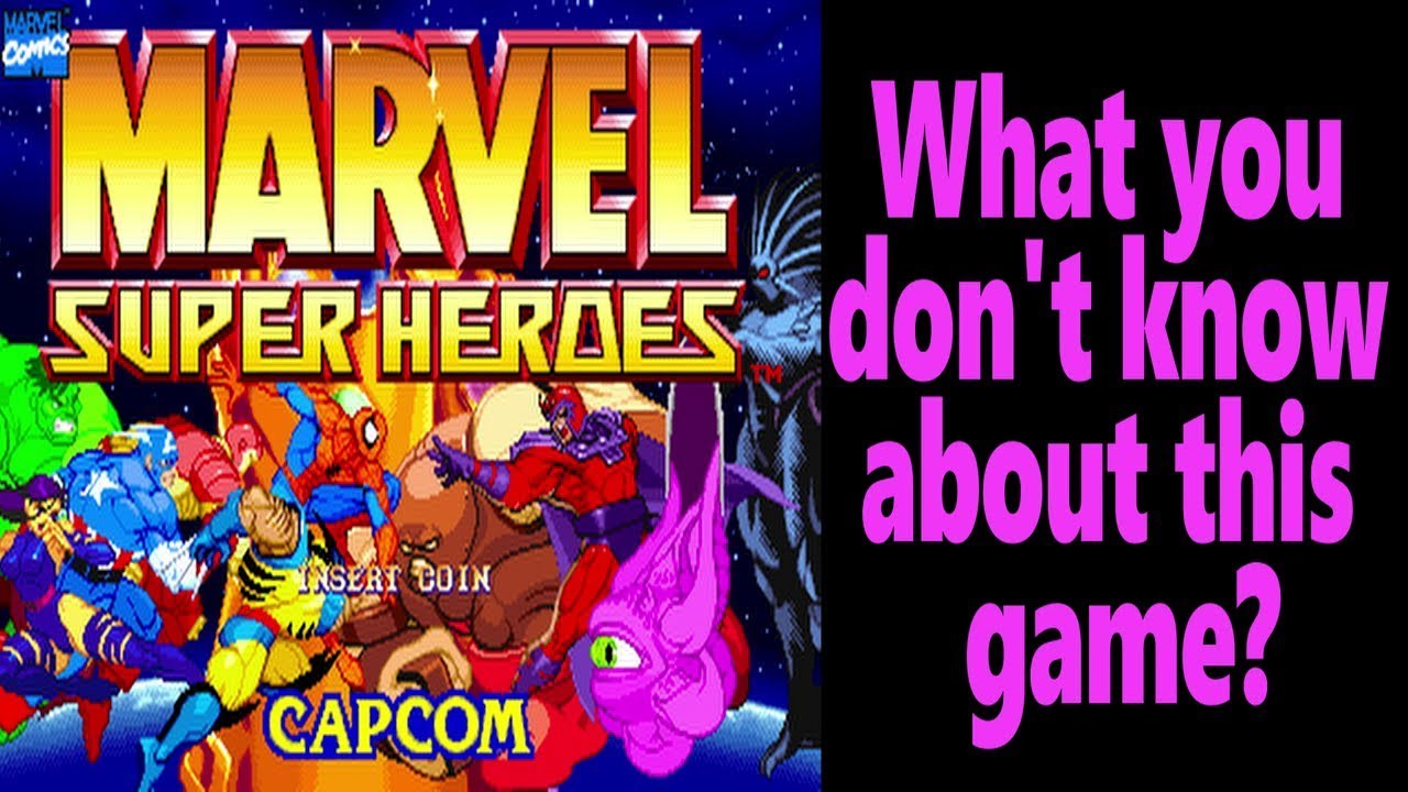 Marvel Superheroes Arcade Game is Avengers: Infinity War but playable ...