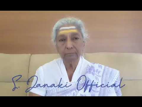 Janaki amma pays Homage to Music Director Sree Rajan (Rajan-Nagendra ...