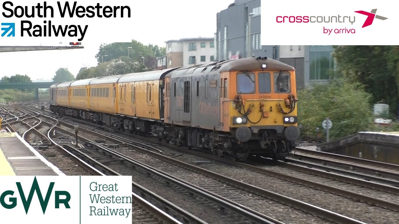 Evening Trains at Eastleigh, SWML - 28th August 2024 - YouTube