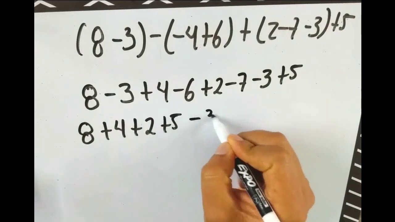 Aritmética, operaciones básicas: suma y resta con signo de agrupación ...