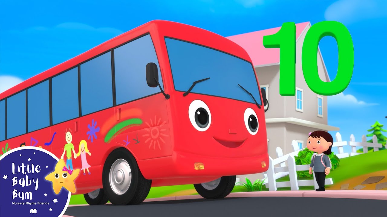 10 Little Buses | +more Kids Songs | LittleBabyBum - New Baby Songs ...