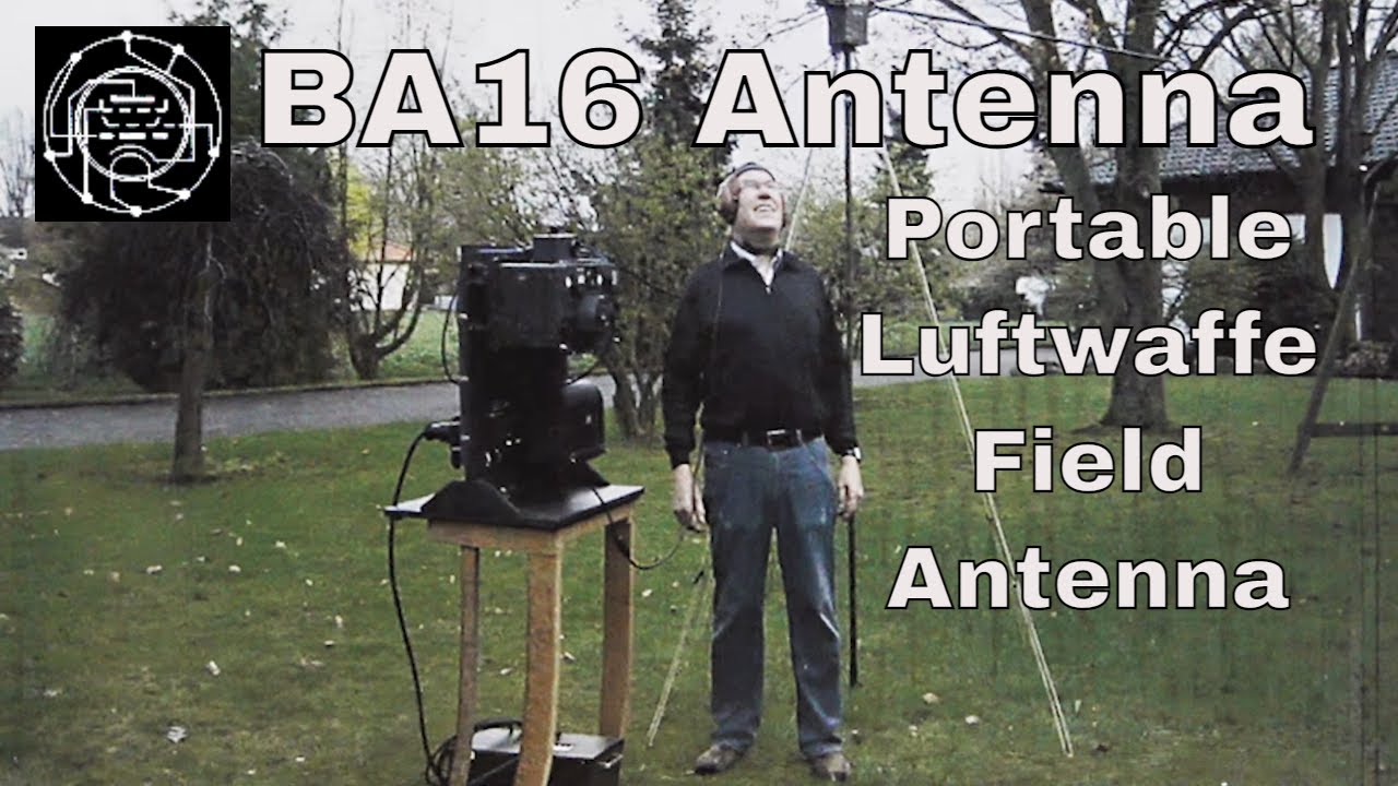 Luftwaffe BA16 portable field antenna - YouTube