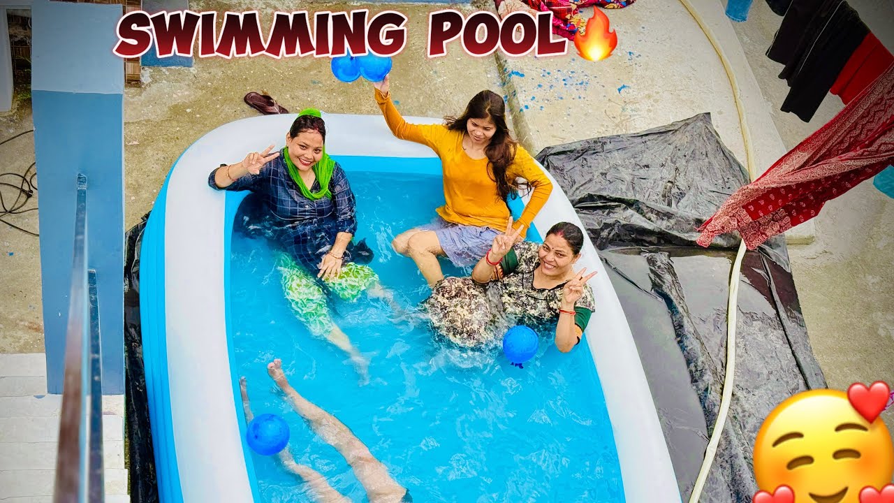 Amazing swimming pool vlog🔥 - YouTube