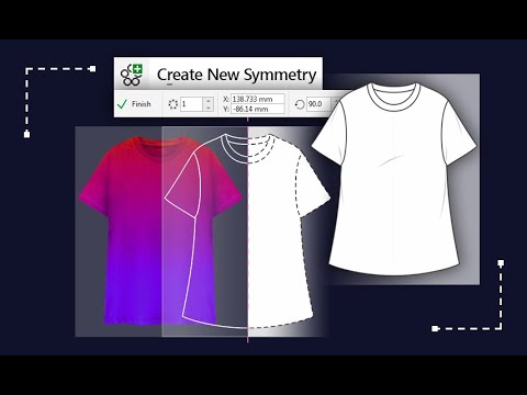 Apparel design: drawing techniques using CorelDRAW - YouTube