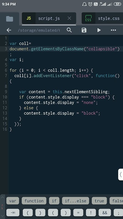 Collapsible Design Using Html Css And Javascript Code Shown In Video Kindly Pass Video To Learn