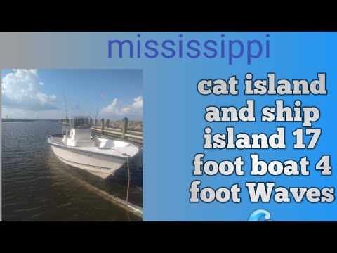 Trip to cat island and ship island Mississippi on 17 half foot boat ...