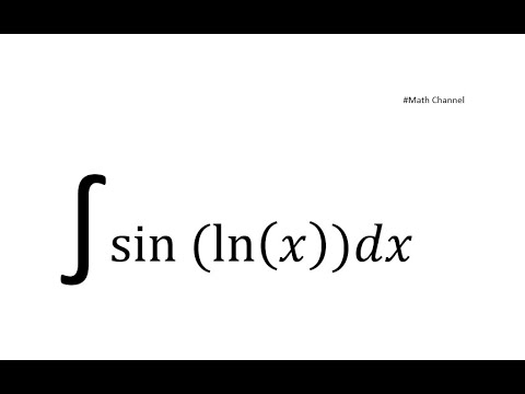 sin(ln(x))'in integrali ( ıntegral of sin(ln(x)) ) - YouTube