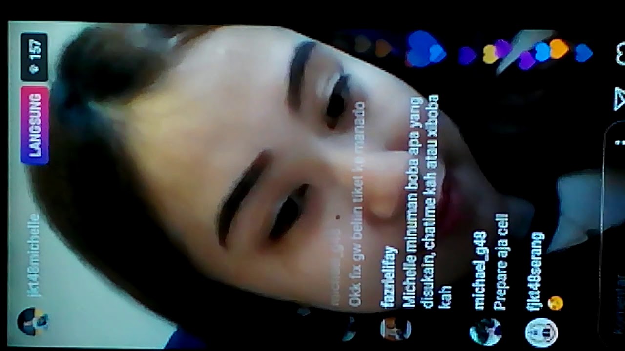24 Januari 2020 live instagram michelle christo kusnadi jkt48 - YouTube