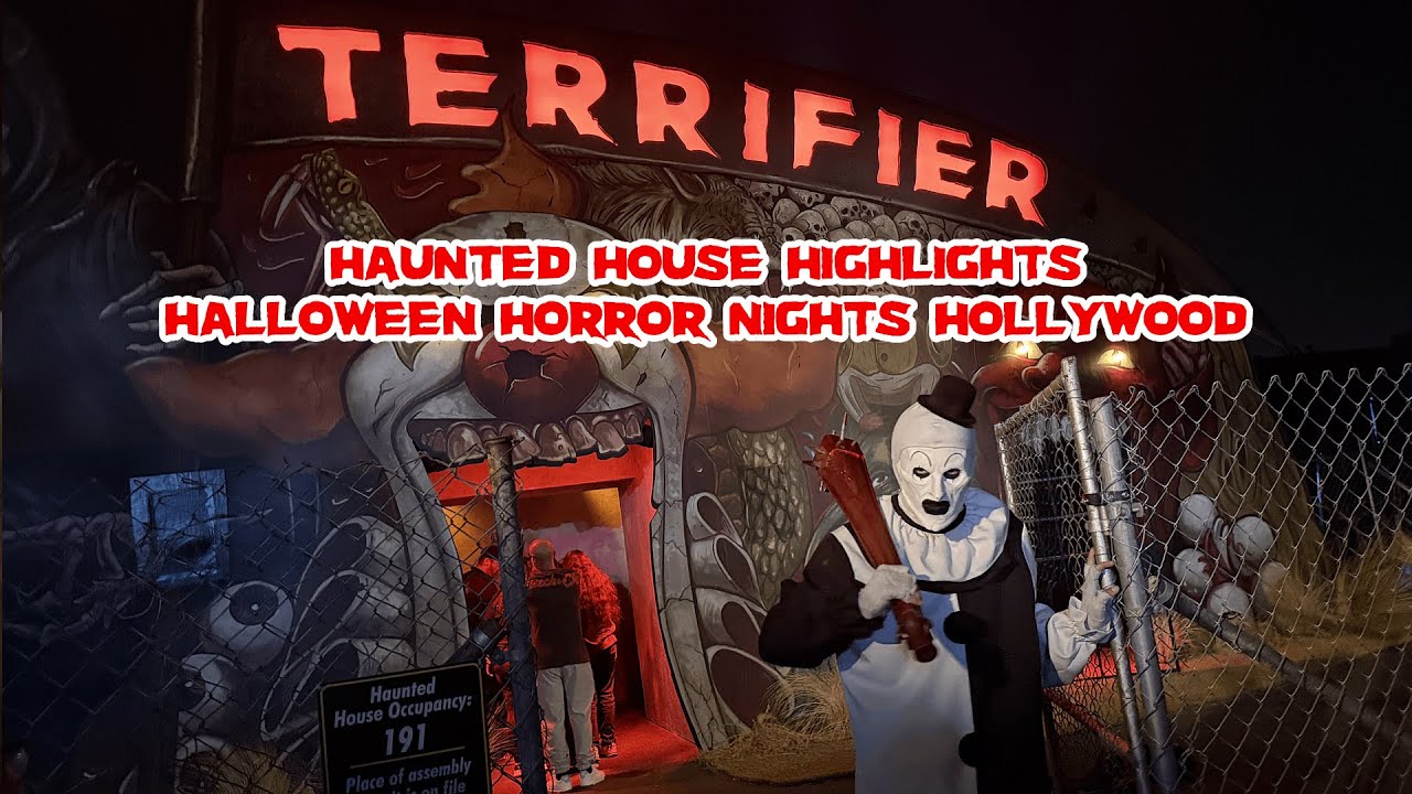 Terrifier Haunted House Highlights - Halloween Horror Nights Hollywood ...
