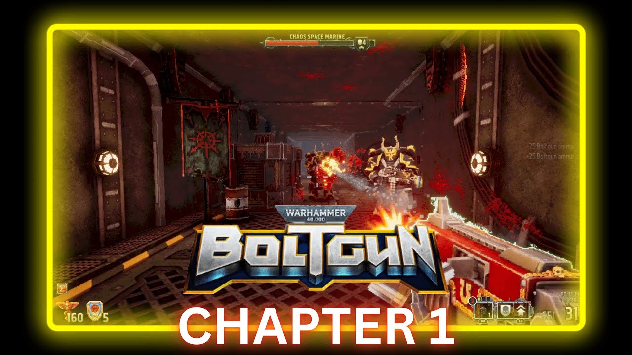 Warhammer 40K Boltgun | Chapter 1 Complete Walkthrough Video - YouTube