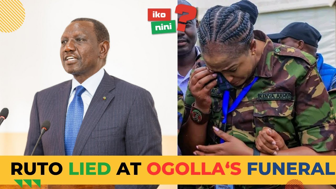 CDF GENERAL OGOLLA'S FUNERAL: TRIBUTES, AND PRESIDENT'S SPEECH - YouTube