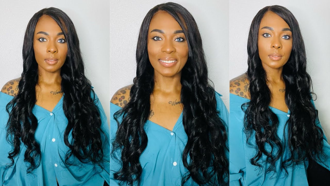 Affordable 26 Inch Body Wave 13X4 HD Lace Frontal Wig Allove Hair - YouTube