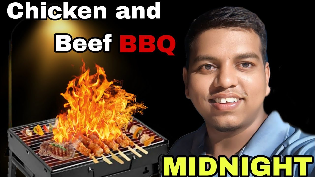BBQ party with friends | Midnight BBQ😱 | Avinash Avai... - YouTube