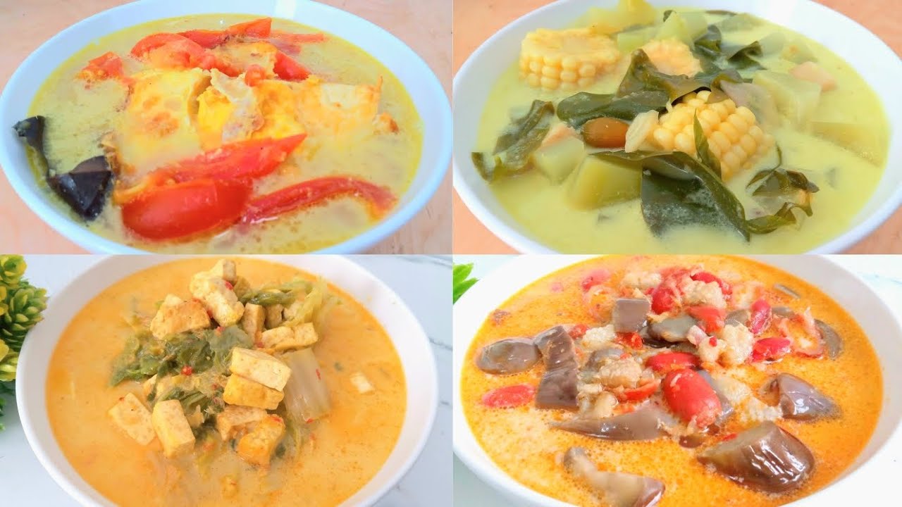 4 RESEP SAYUR BERKUAH SANTAN SEHARI-HARI BUATNYA SANGAT MUDAH - YouTube