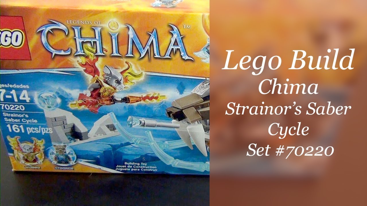 LEGO Build - Chima Strainor's Saber Cycle Set #70220 - YouTube