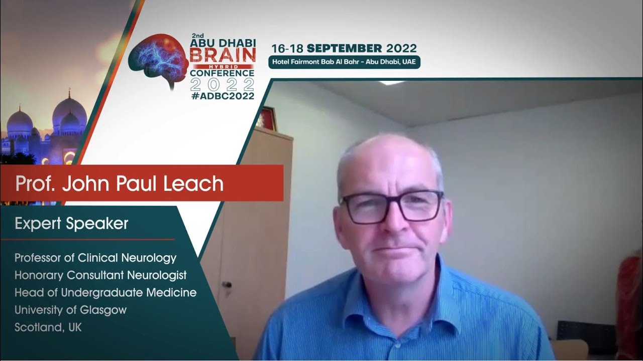 Invitation Message from Prof. John Paul Leach : 2nd Abu Dhabi Brain ...