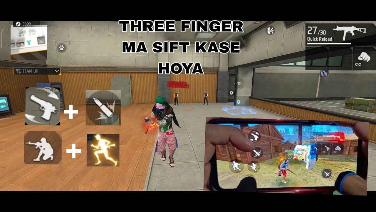 How to Sift 3 finger #youtube #video #impression #freefire - YouTube