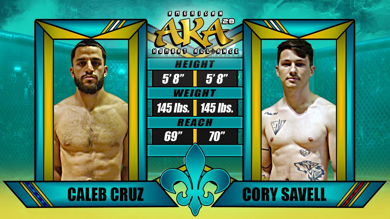 AKA 28 Bout 3 Caleb Cruz vs Cory Savell - YouTube