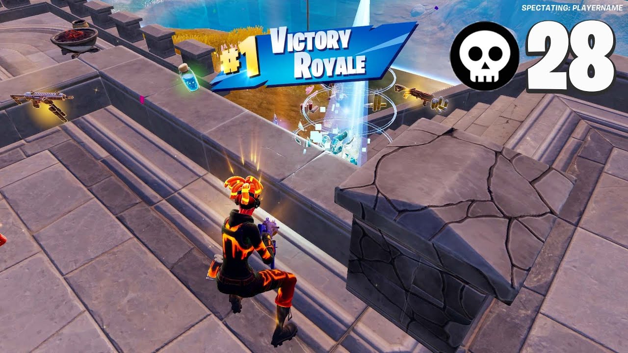 28 Elimination Solo vs Squad Win Full Gameplay Fortnite Chapter 4 ...