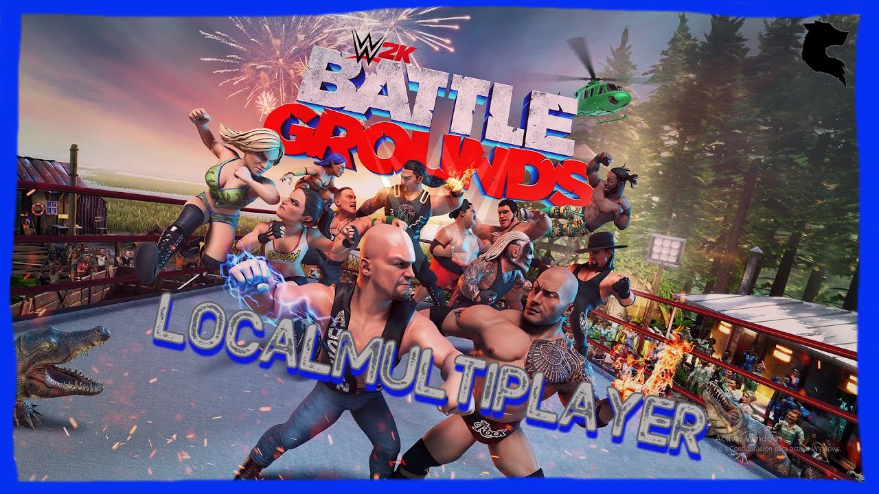 Wwe 2k Battlegrounds Local Multiplayer Gameplay Español Youtube