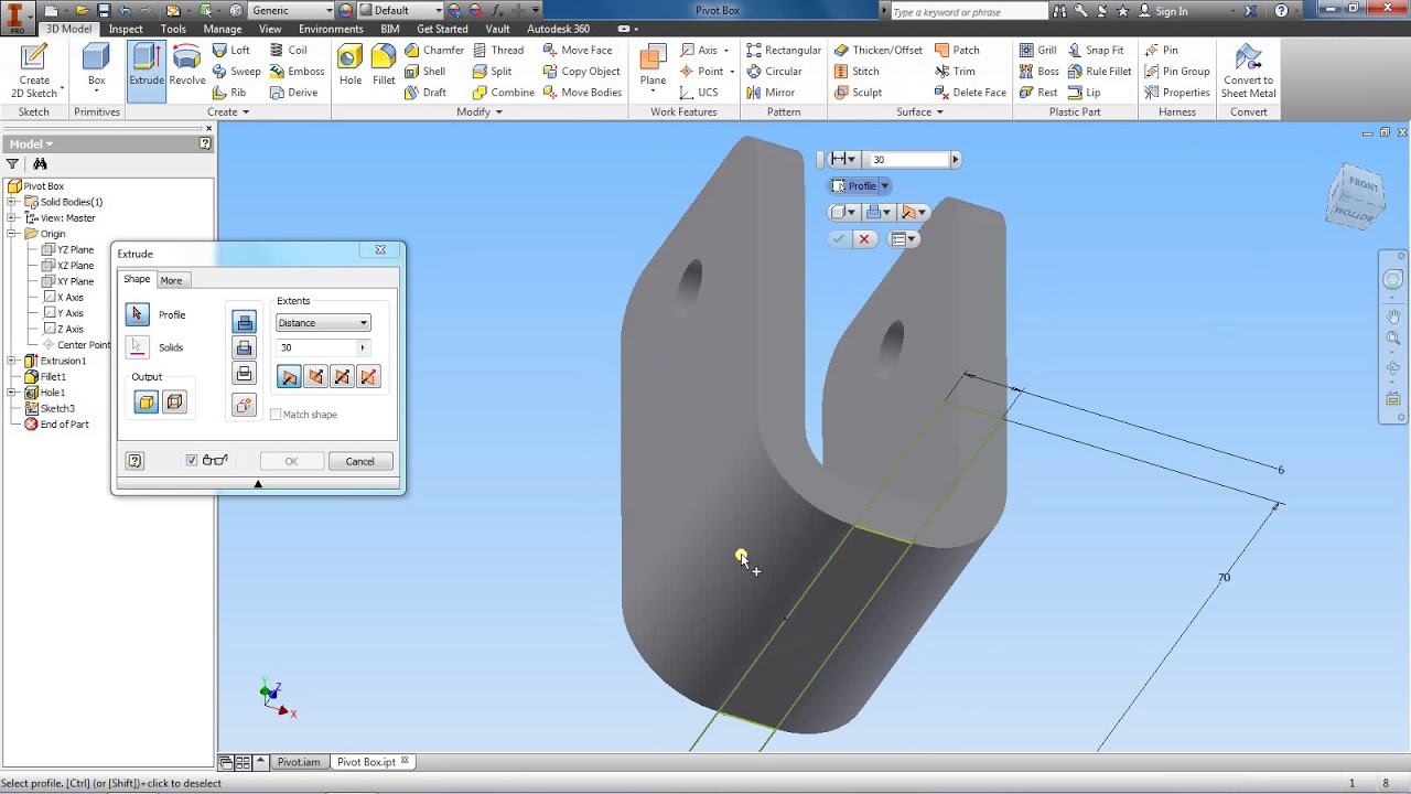 4 Pivot Box Bottom Piece - YouTube