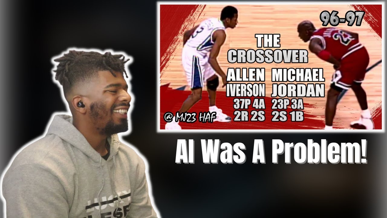 Michael Jordan vs Allen Iverson Highlights - 60pts, AI INFAMOUS ...