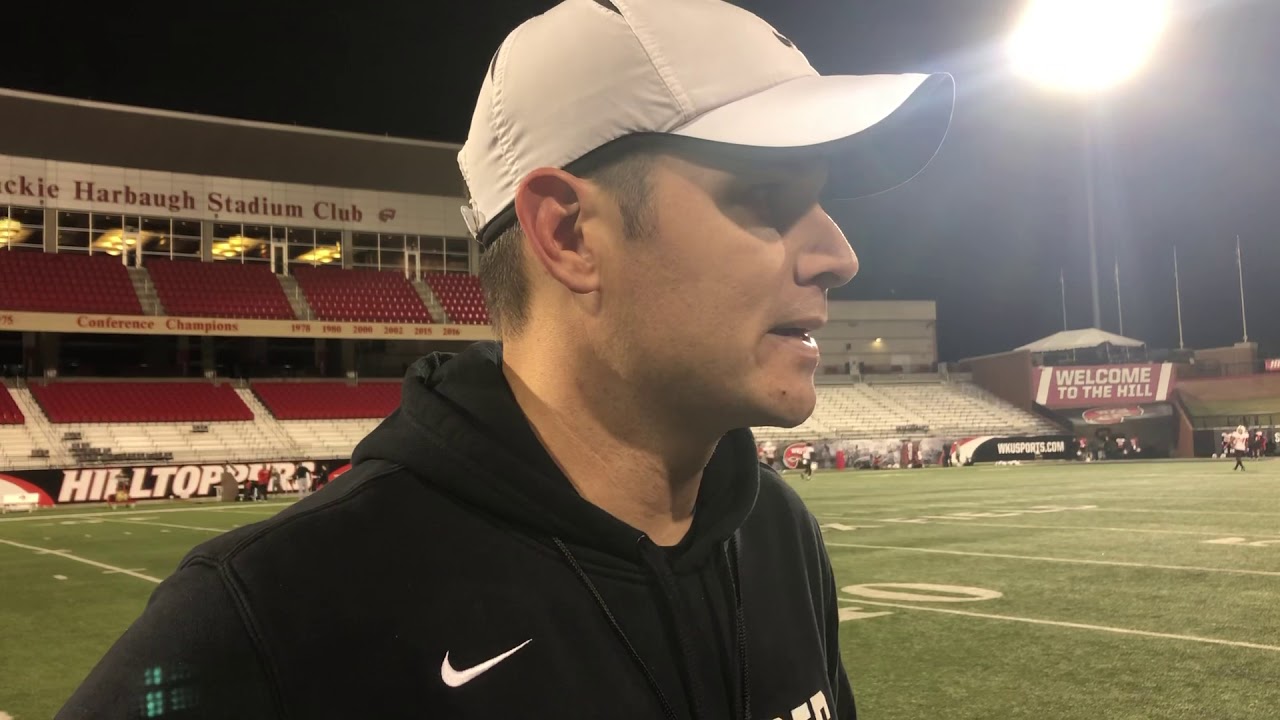 WKU FB OC Bryan Ellis 10-29-19 - YouTube