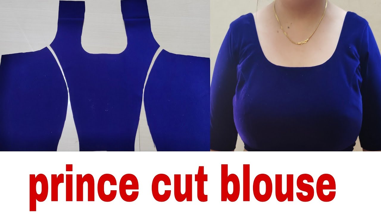 Very easy Prince cut blouse cutting and stitching || Prince Cut blouse ...
