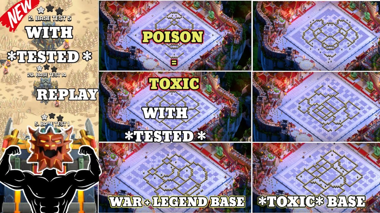 TESTED*+ — TH17 WAR BASE | TH17 CWL BASE | LEGEND LEAGUE BASE TH17 ...