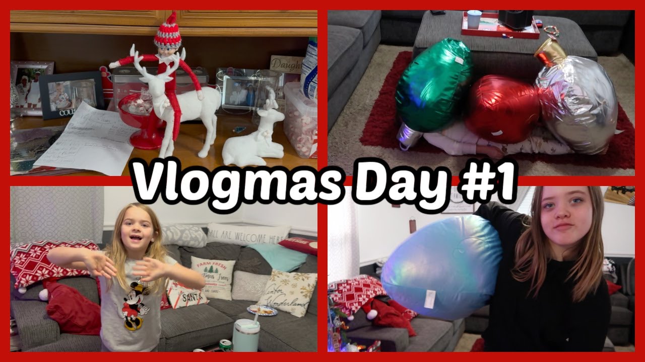 VLOGMAS DAY 1: STARTING OUR ADVENT CALENDARS, CLEANING UP & DECORATING ...