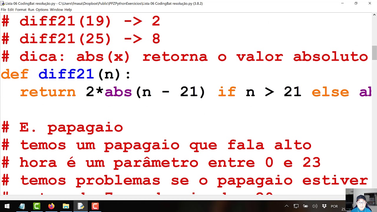 TWP410 Lista 06 Coding Bat - YouTube
