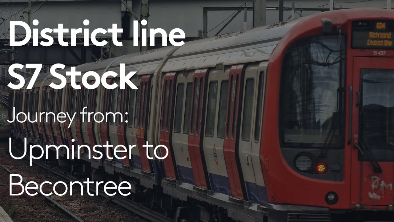 District line | Front view (Upminster - Becontree) (New CBTC extension ...