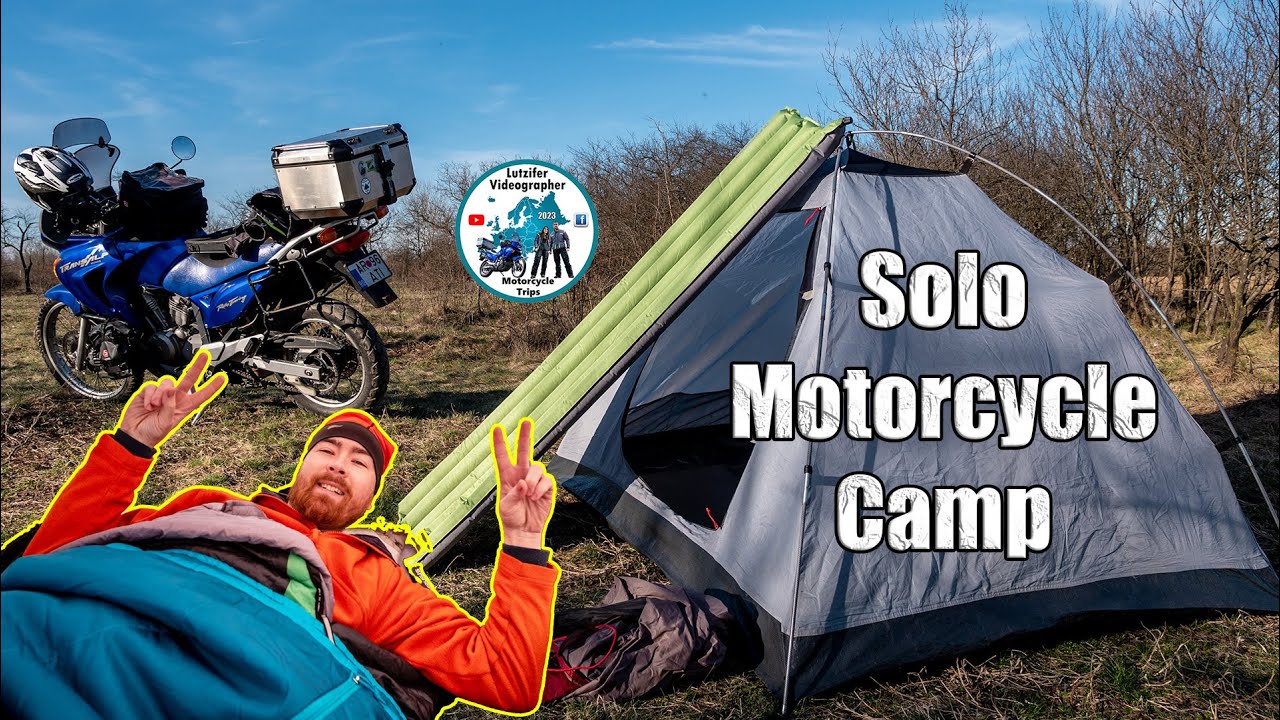 Motorcycle Overnight Camping and Cooking - TransALP 650 - S.3 Eps.8 ...