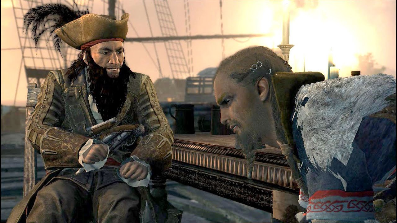 Eivor (AC Valhalla Mod) & Blackbeard PC Gameplay AC Black Flag - YouTube