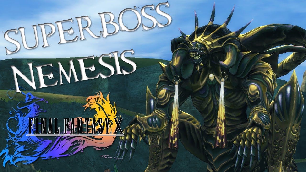 The second hardest boss, Superboss Nemesis - Final Fantasy X HD ...