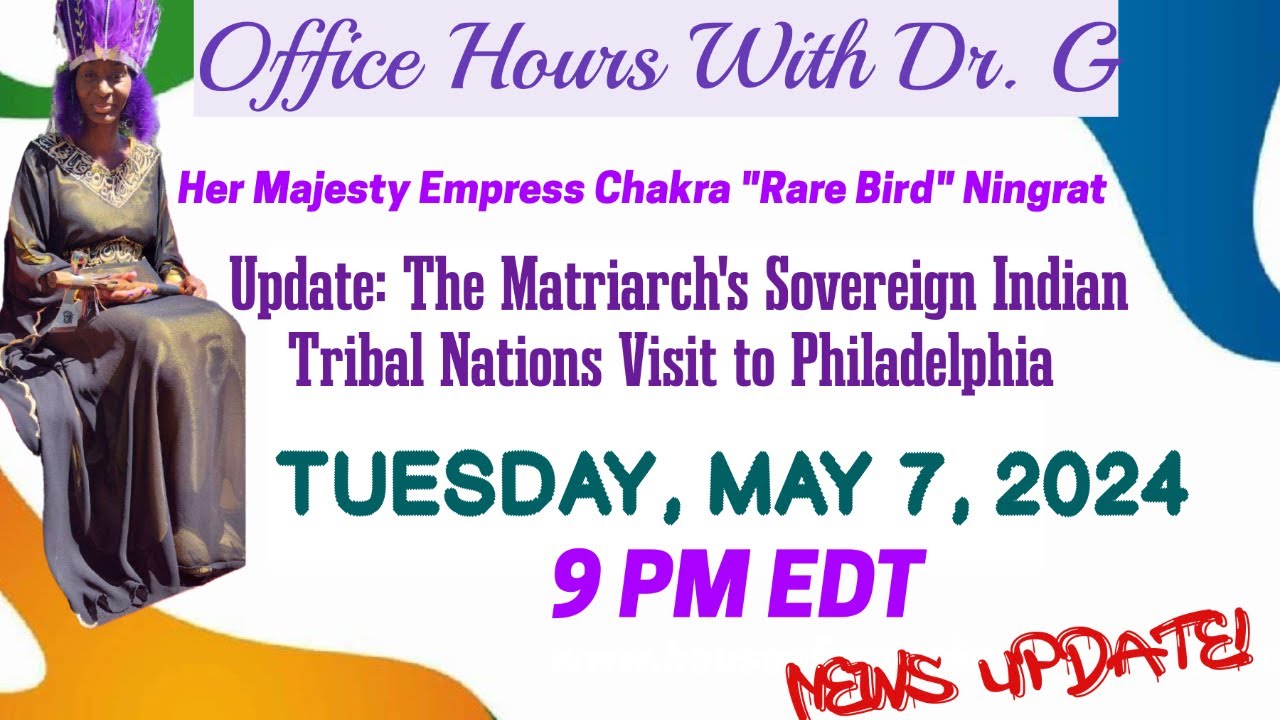 The Matriarch's Sovereign Indian Tribal Nations Visit to Philadelphia ...