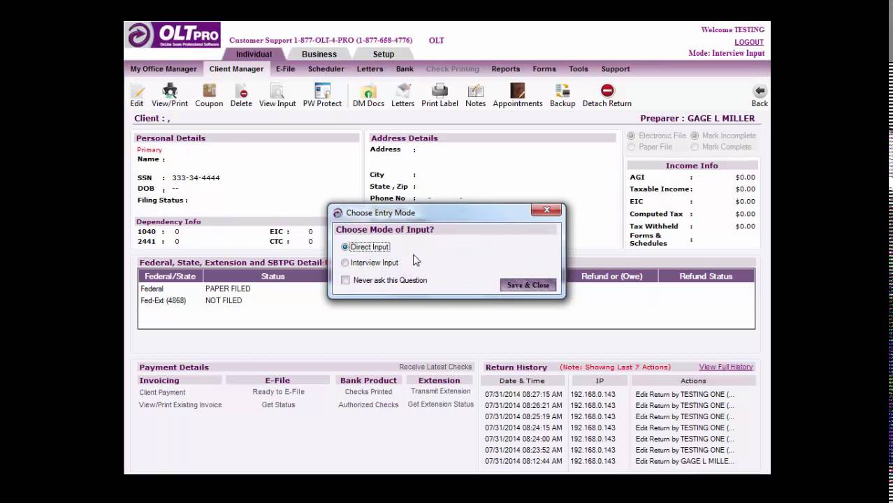 OLTPro Return Instructions - YouTube