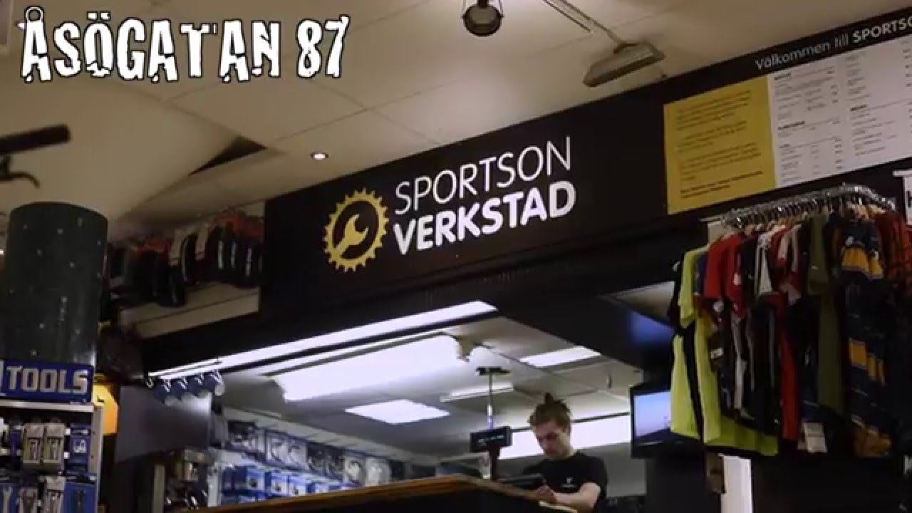 Sportson Södermalm Drop In Verkstad på Åsögatan 87 - YouTube