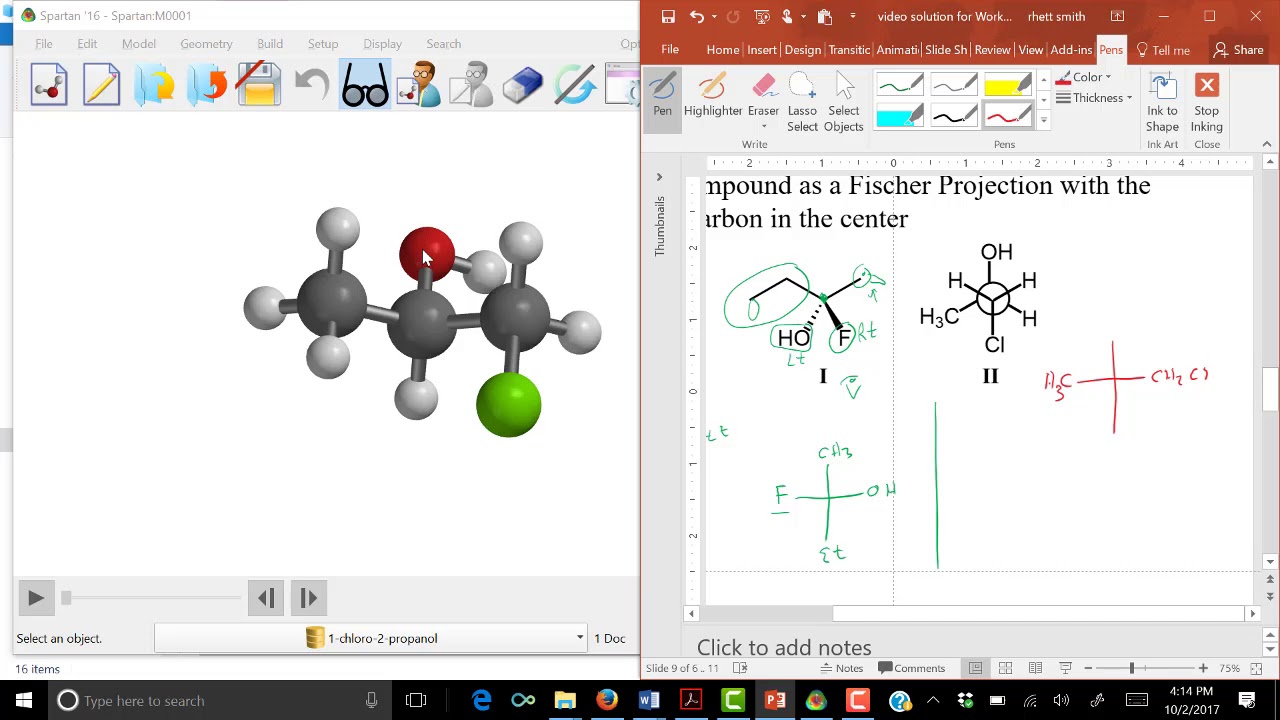 Proton Guru Stereochemistry Practice with 3D Model Help - YouTube